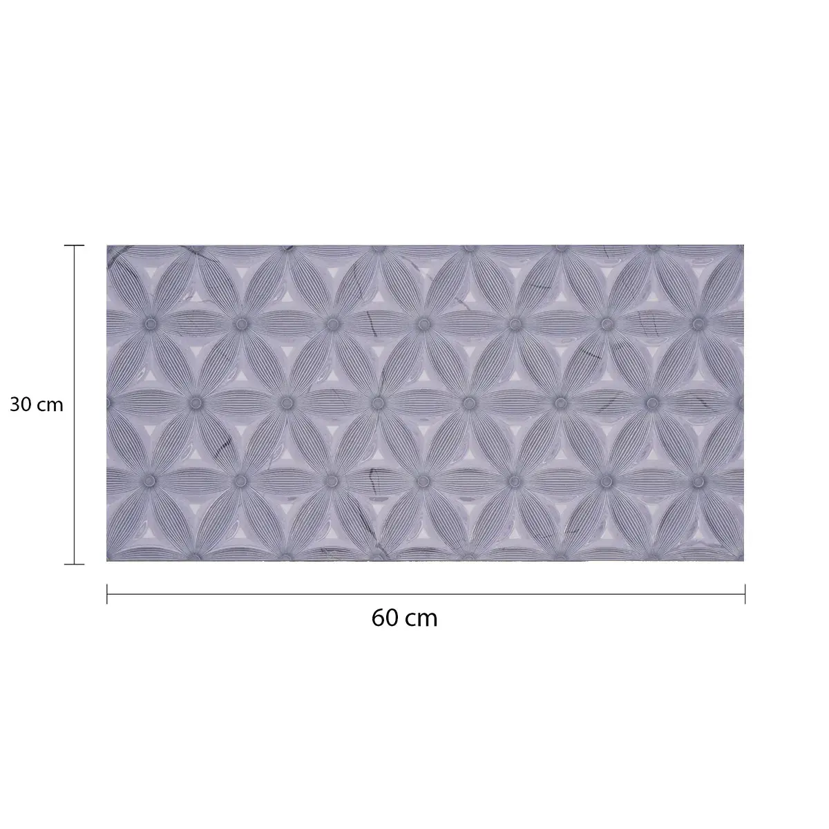 Decorado Amora Grey MAASTRICHT 30 x 60 cm (Pieza) | Decorplace